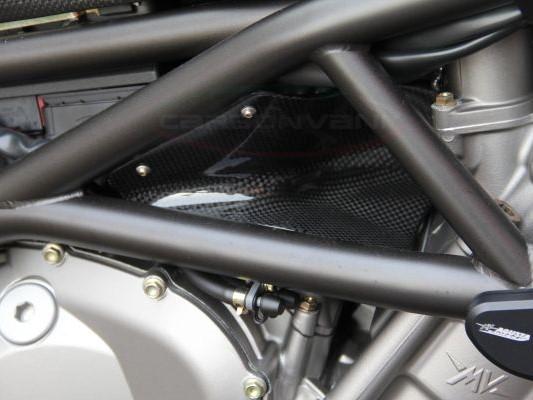 CARBONVANI MV Agusta Brutale (02/09) Carbon Heat Extractors Set ...